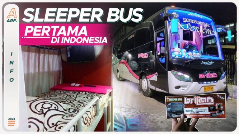 Inilah Bus Sleeper Pertama di Indonesia